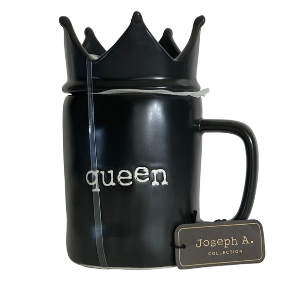Joseph A | Dining | Joseph A Tea Coffee Mug Crown Lid Ceramic 2 Fl Oz ...